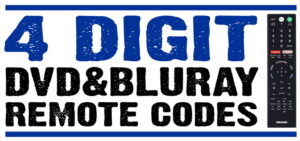 4 Digit Universal Remote Codes For DVD - Codes For Universal Remotes