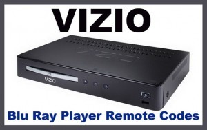 Vizio Blu Ray Player Remote Control Codes - Codes For Universal Remotes