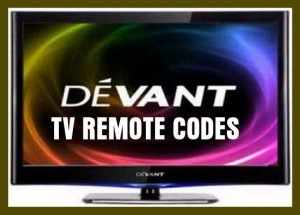 Remote Control Codes For Devant TVs - Codes For Universal Remotes