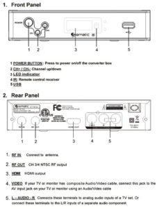 Ematic TV Converter Box Remote Codes - Codes For Universal Remotes